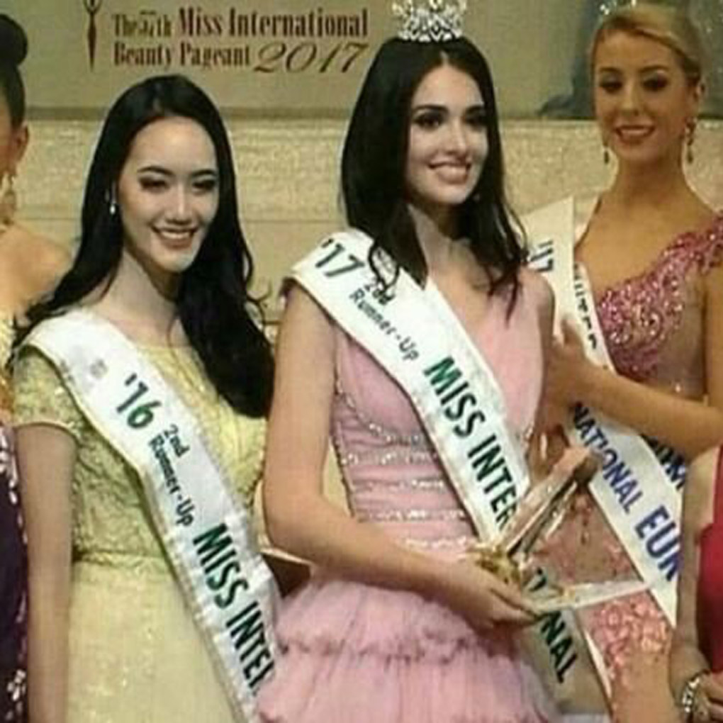 Diana Croce segunda finalista en el Miss International 2017